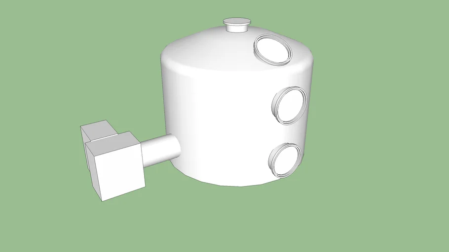 Carbon Filter Odor Control Tank | 3D Warehouse