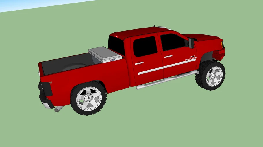 3500 HD GMC Squatted Even More! | 3D Warehouse