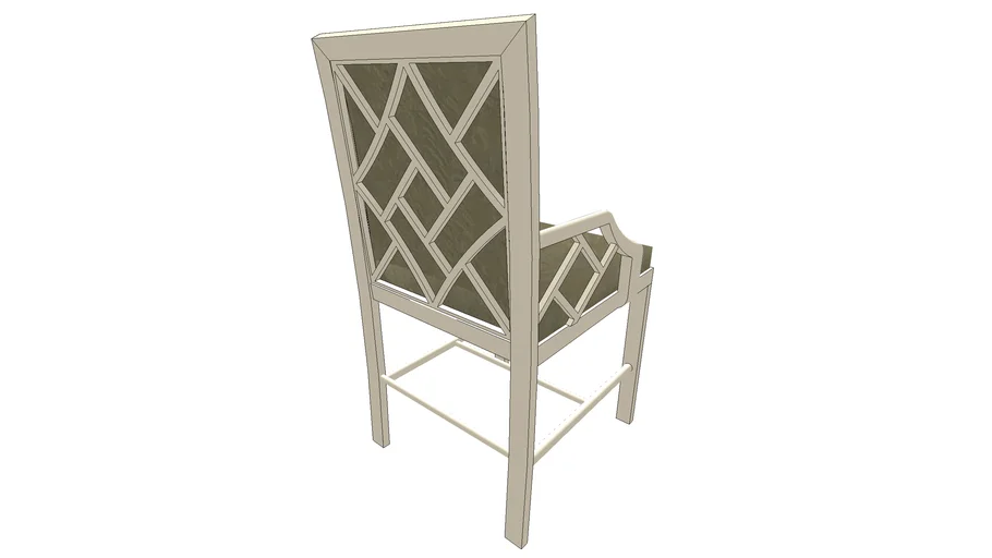 Fretwork Arm Chair 2 | 3D Warehouse