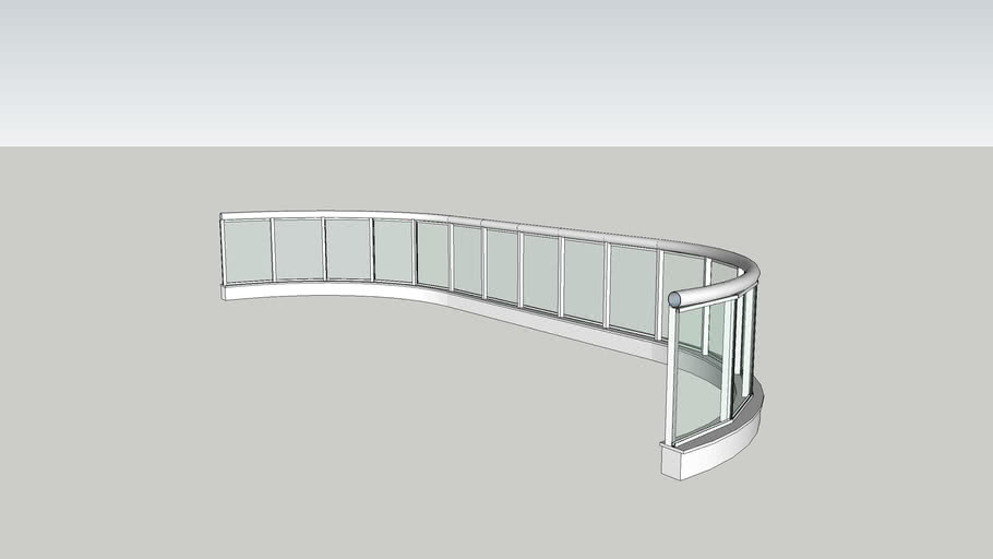 Varanda com curva | 3D Warehouse