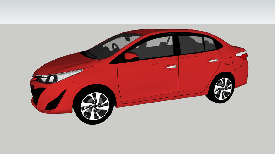 2018 Toyota Vios 1.5G | 3D Warehouse