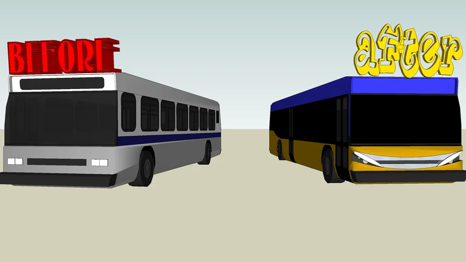 google bus modified | 3D Warehouse