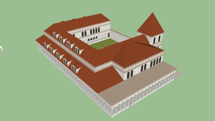 Small Monastery | 3D Warehouse