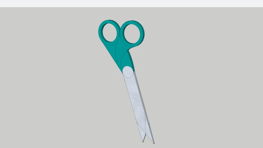 Blue Scissors | 3D Warehouse