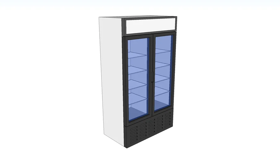 market store bottle cooler fridge | 3D Warehouse