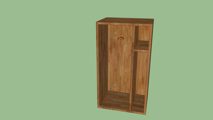 Wooden Instrument Storage Closet | 3D Warehouse