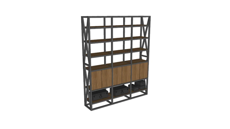 Metal shelving | 3D Warehouse