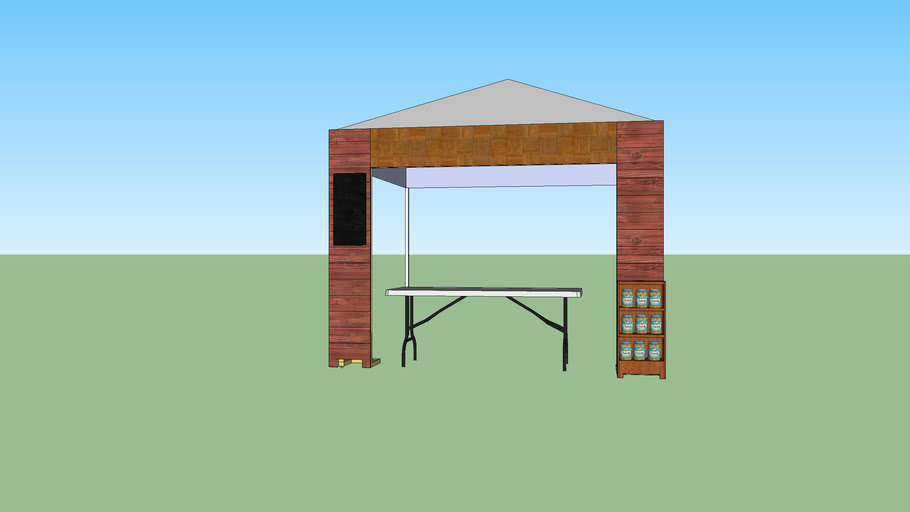 farmers market booth | 3D Warehouse