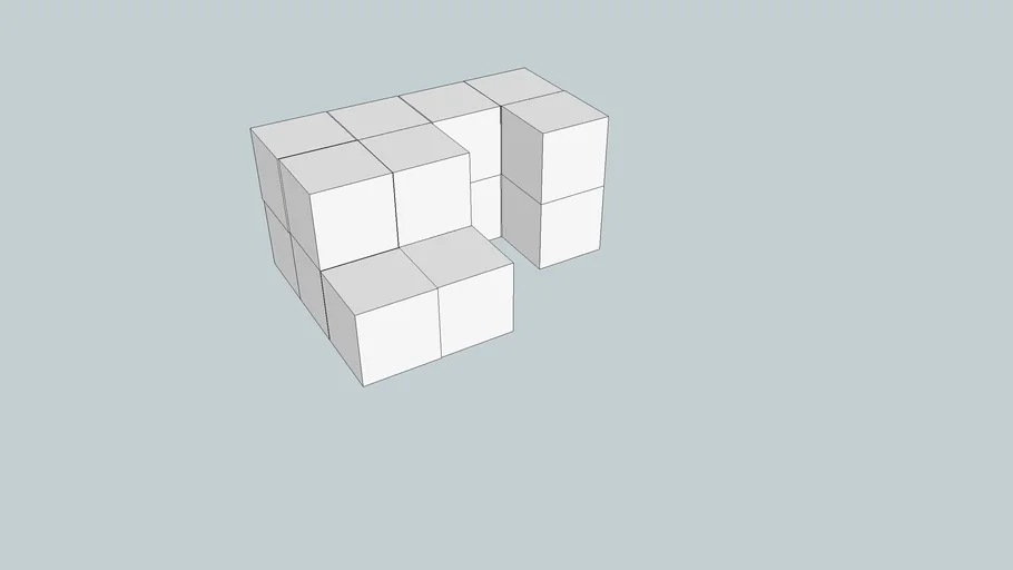 Unit cube shapes | 3D Warehouse