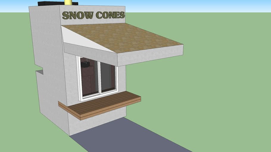 Snow Cone Stand 2 | 3D Warehouse