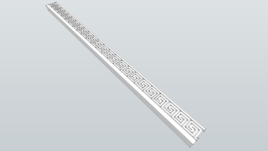 Greek Key (1ft) | 3D Warehouse