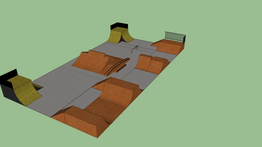 hacky skatepark | 3D Warehouse