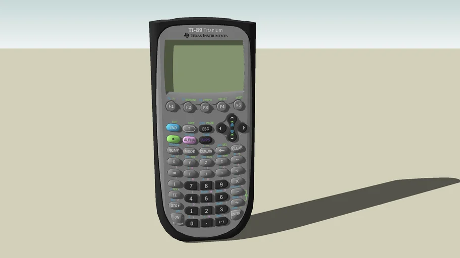 TI-89 Titanium | 3D Warehouse