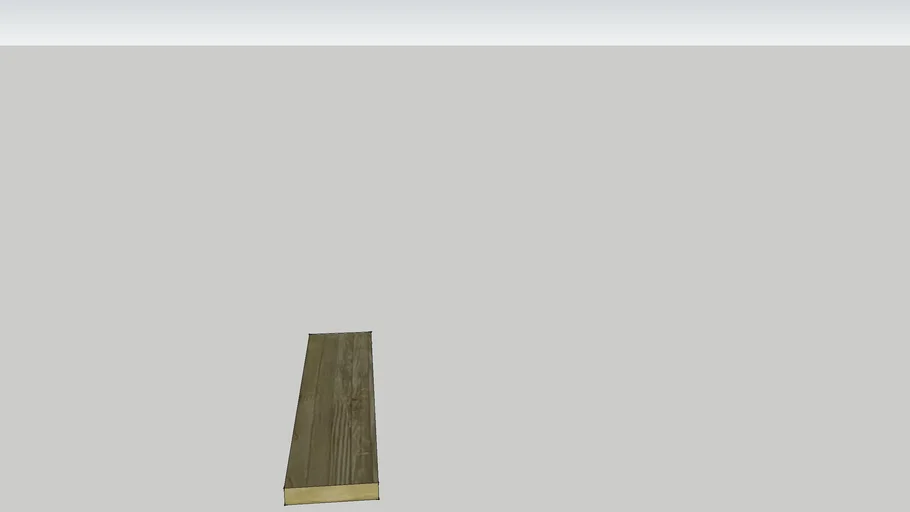 4ftx10in plank | 3D Warehouse