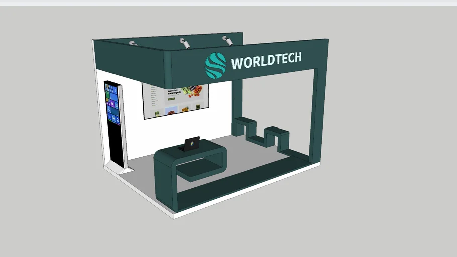 Tech Exhibition booth | 3D Warehouse