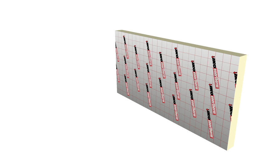 IKO enertherm ALU straight 150mm | 3D Warehouse