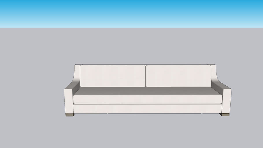 RH Parisian Classic Slope arm sofa | 3D Warehouse