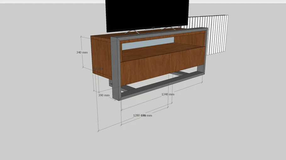 tv table | 3D Warehouse