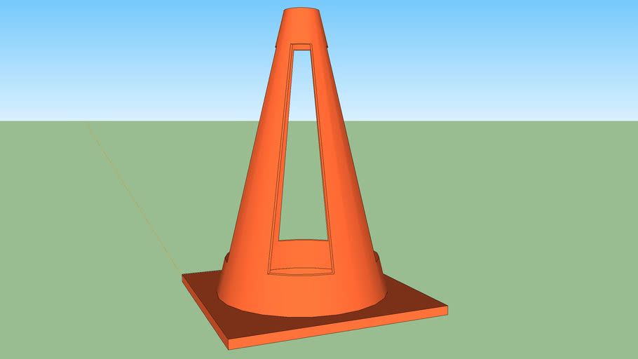 Small Safety Cone | 3D Warehouse