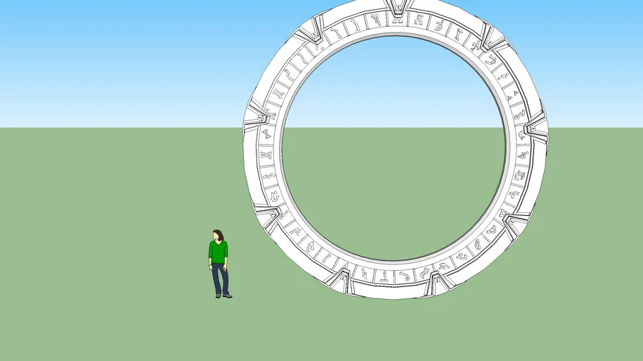 Stargate True Scale - No texture | 3D Warehouse