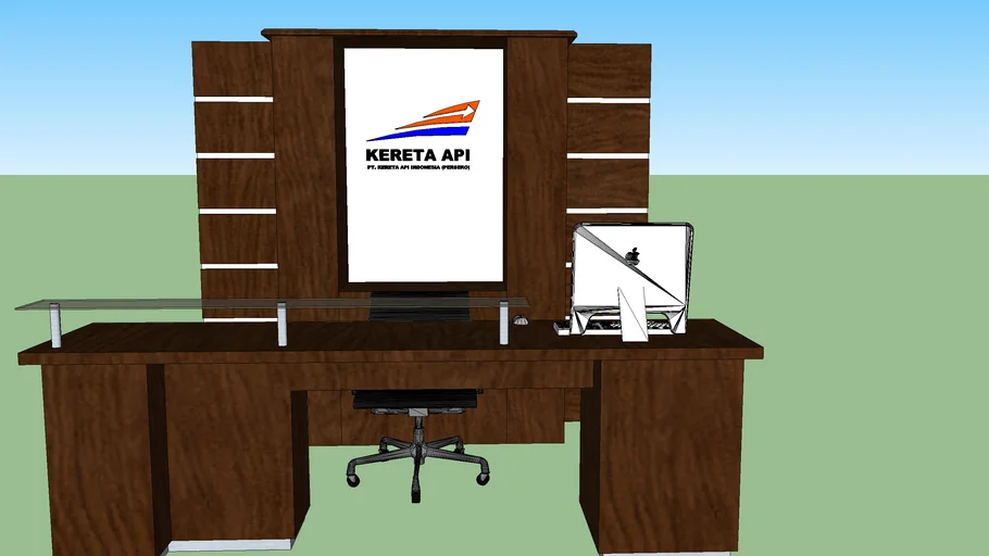 Receptionist Desk | 3D Warehouse