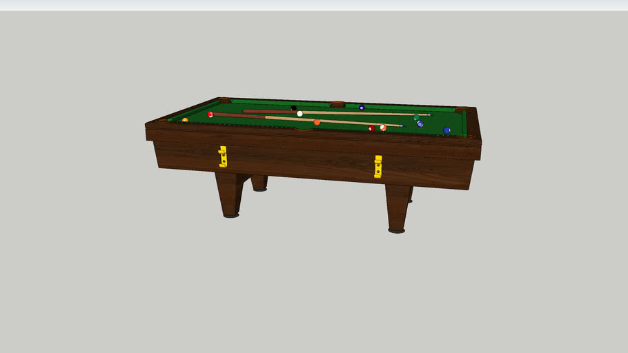 Pool Table Single | 3D Warehouse