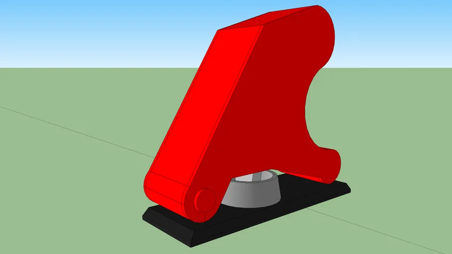 toggle switch with cover | 3D Warehouse