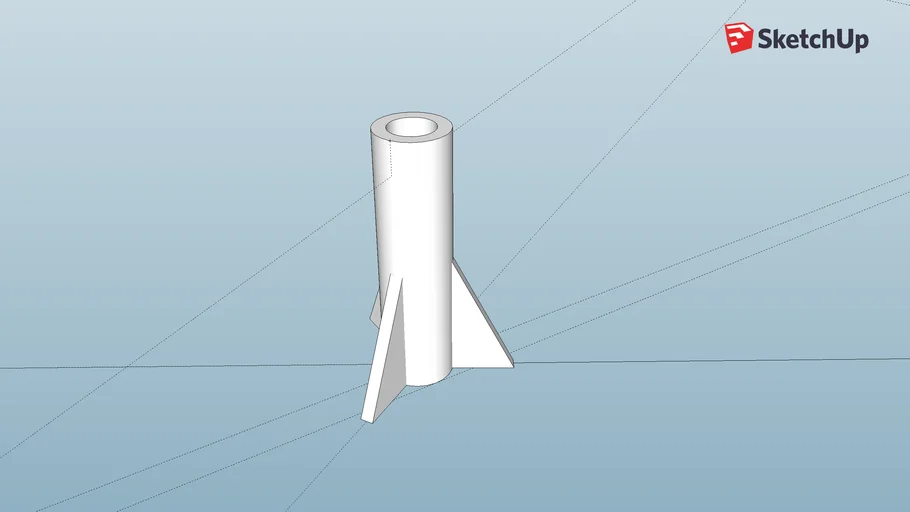 Model rocket tail | 3D Warehouse