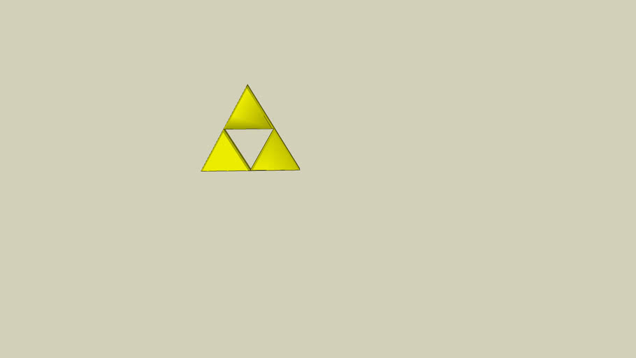 the triforce | 3D Warehouse