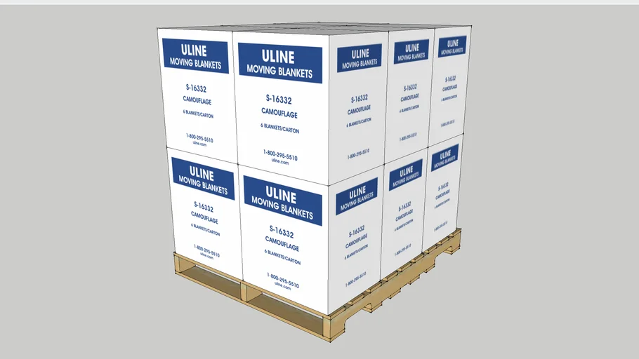 Uline S-16332 Skid | 3D Warehouse