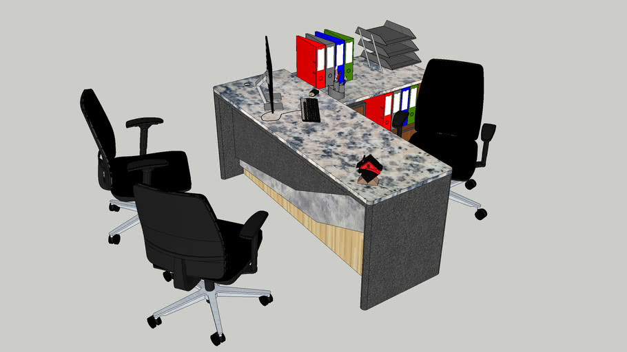 reception table | 3D Warehouse