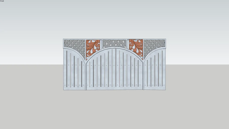 Residential Gate | 3D Warehouse