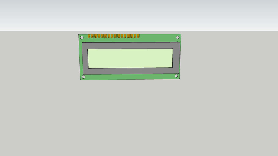 LCD Display JH162A | 3D Warehouse