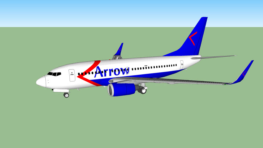 Arrow Airlines (2014 F]) - Boeing 737-5AR/WL | 3D Warehouse