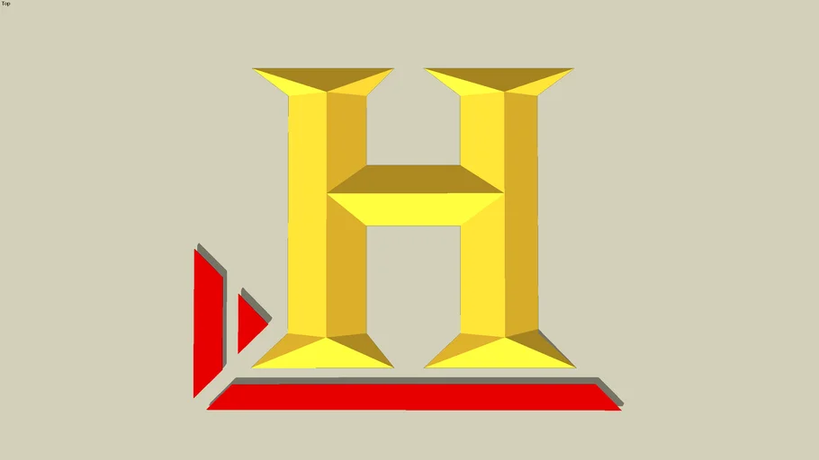 new History channel logo rebranded as (HISTORY) | 3D Warehouse