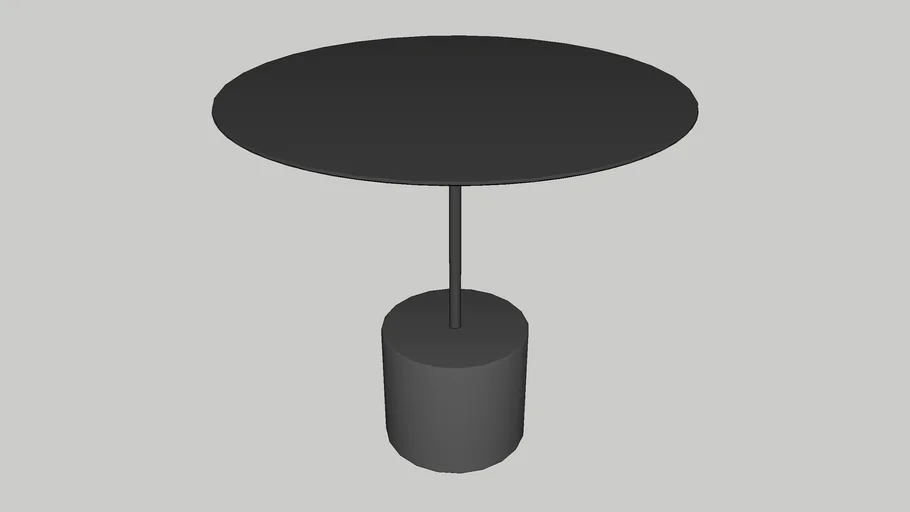 Calibre Side Table Low by Wendelbo | 3D Warehouse