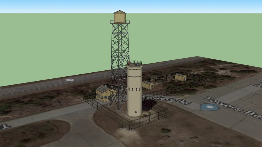 Fort Miles Coast Artillery Fire Control Tower 03 | 3D Warehouse