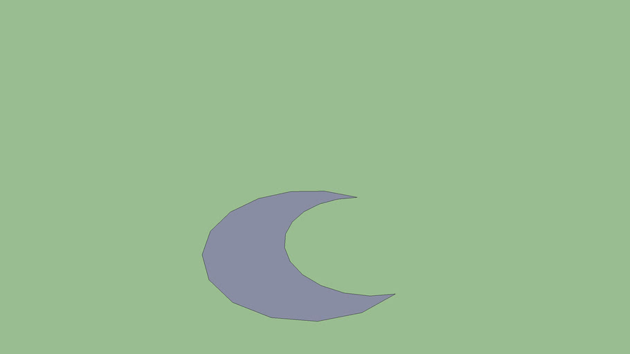 Crescent Moon | 3D Warehouse