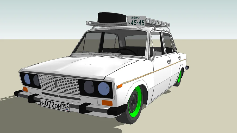 Lada VAZ 2106 V12 swap JDM | 3D Warehouse