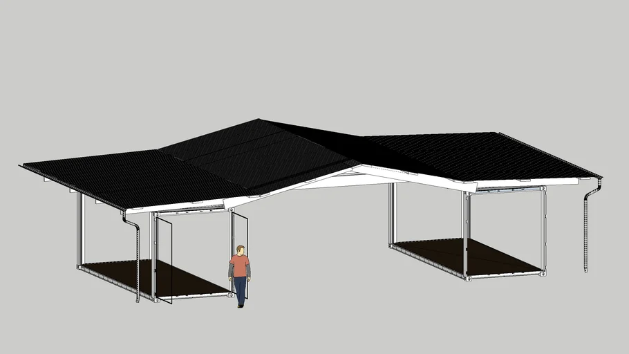 storage container farm area | 3D Warehouse