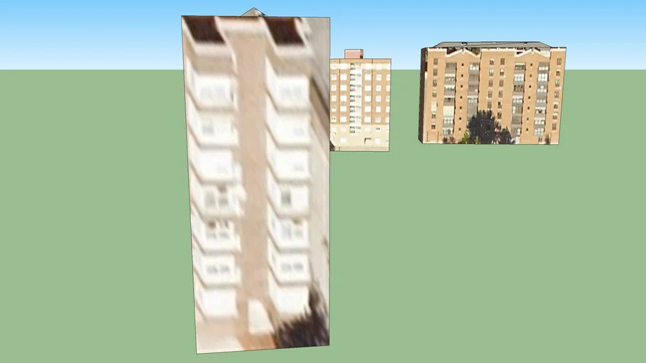 Edificios Calle Puerto de Bejar, Madrid | 3D Warehouse