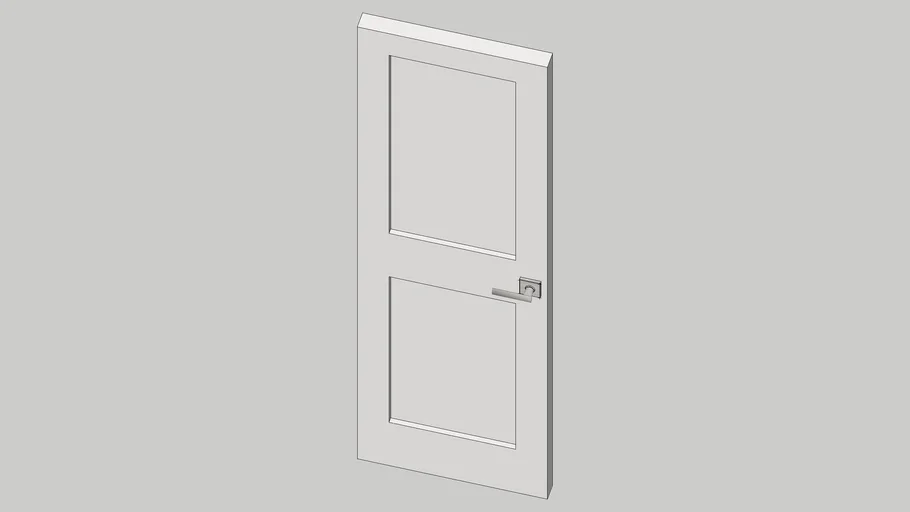 2 Panel Door | 3D Warehouse