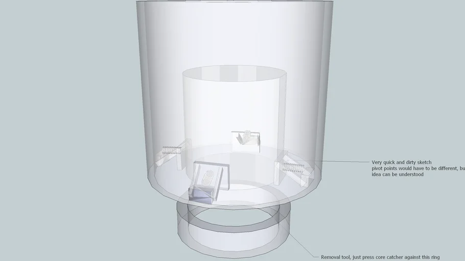 core catcher sketch | 3D Warehouse