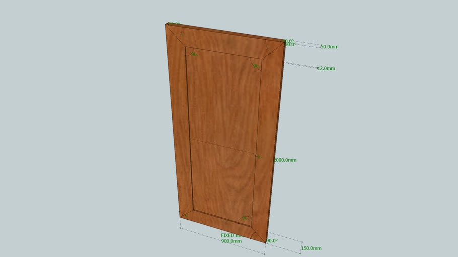Parametric Door | 3D Warehouse