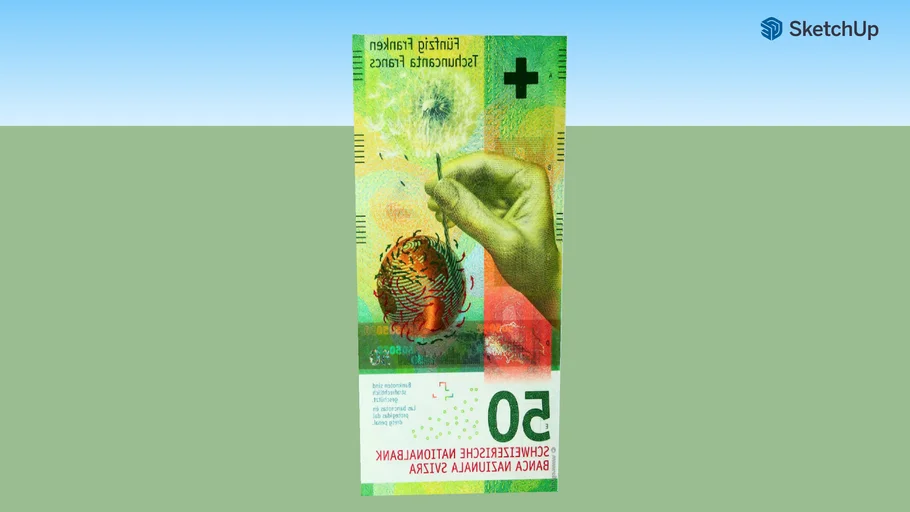 Fifty Swiss Franc - 50 Chf | 3D Warehouse