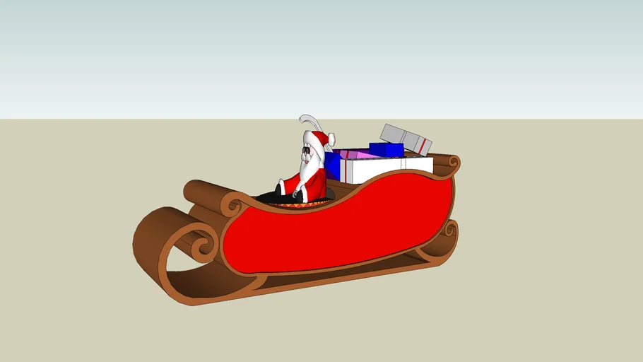 santa sled | 3D Warehouse