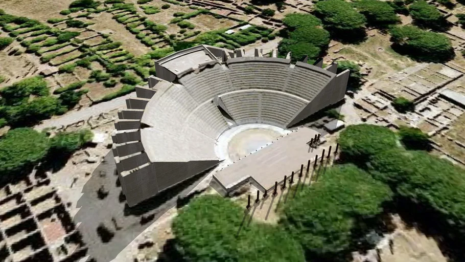 Teatro Romano di Ostia Antica | 3D Warehouse