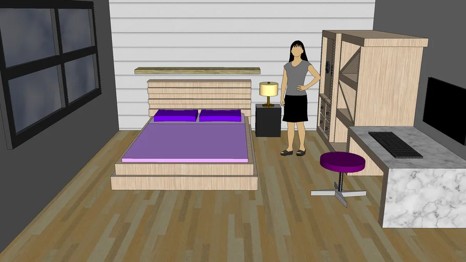 Quarto 01 | 3D Warehouse