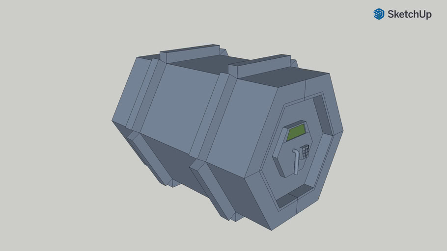 Hexagonal Crate | 3D Warehouse