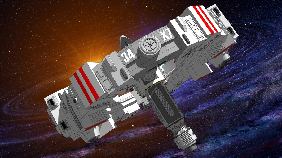 Traveller - Kagashin-class Type-L Laboratory Ship | 3D Warehouse